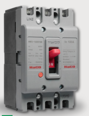 HACO HM3-100S100 (MCCB) 100AF 25kA Mag-therm 100A | Easy Hardware